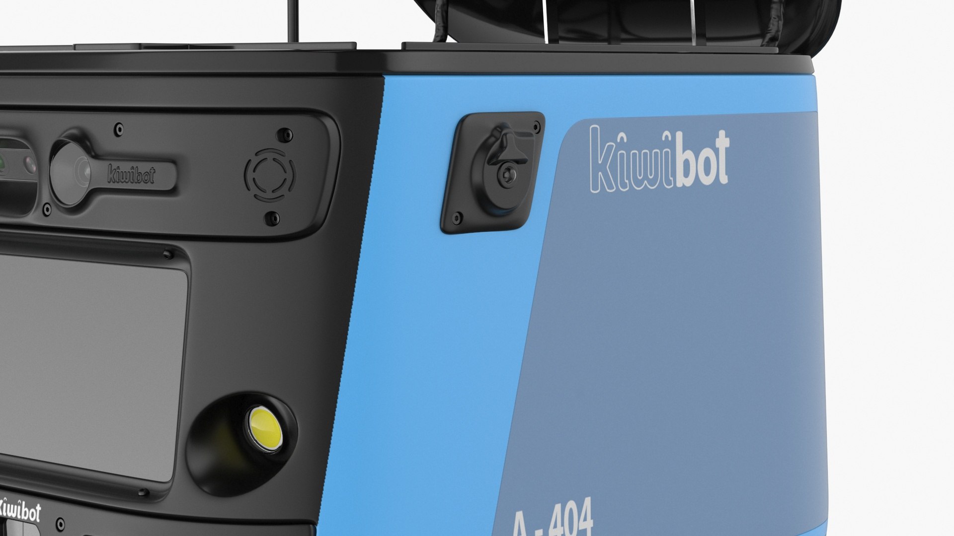 3D Kiwibot Delivery Robot Cyan In Sleep Rigged Model - TurboSquid 2254987
