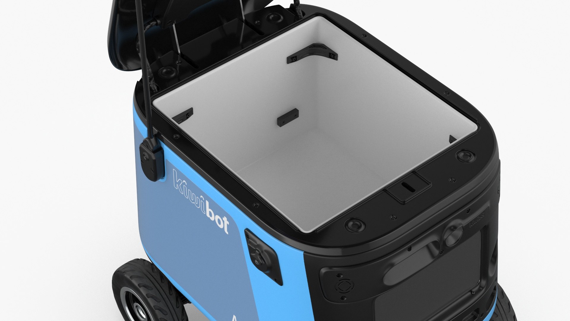 3D Kiwibot Delivery Robot Cyan In Sleep Rigged Model - TurboSquid 2254987