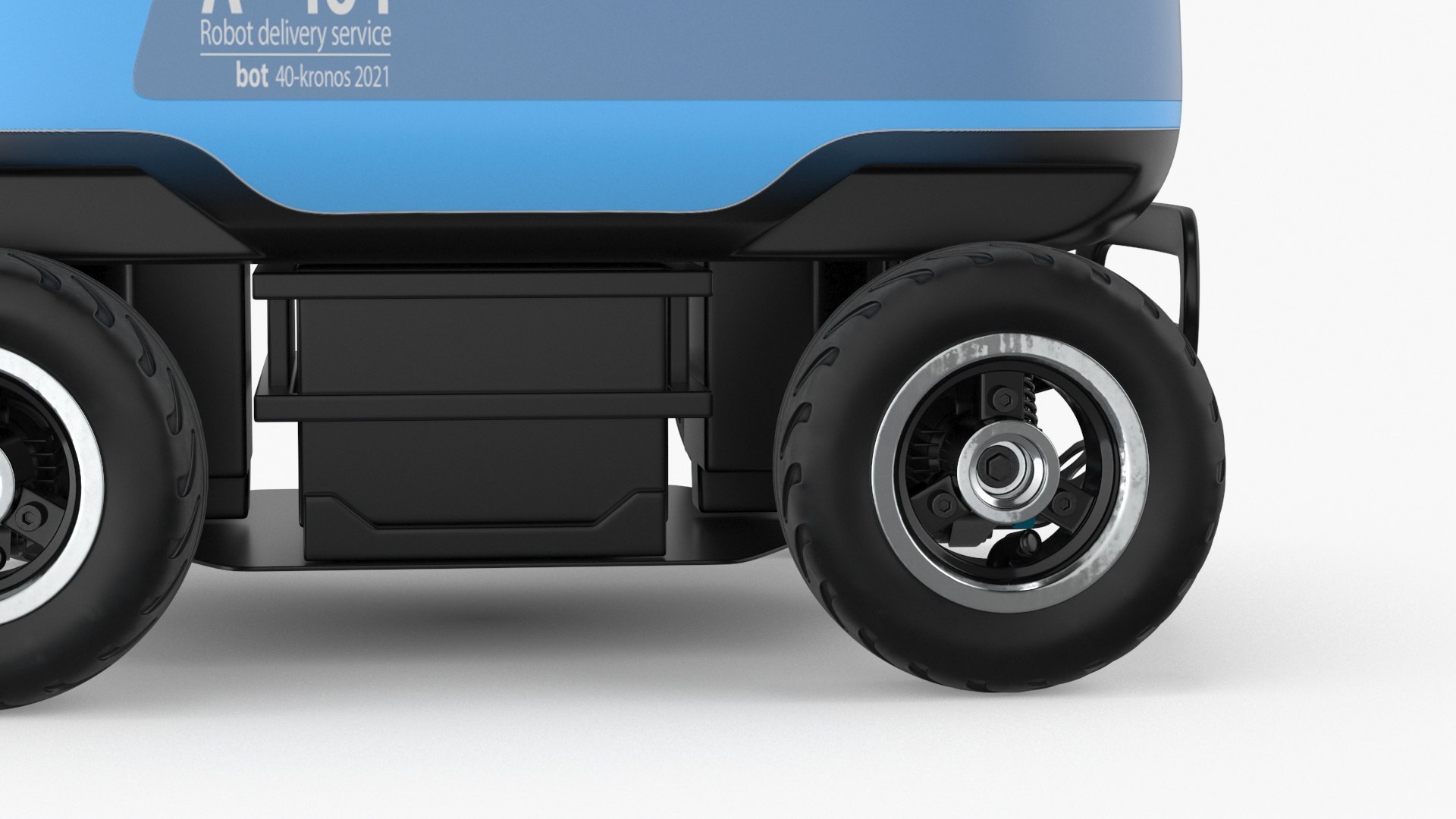 3D Kiwibot Delivery Robot Cyan In Sleep Rigged Model - TurboSquid 2254987