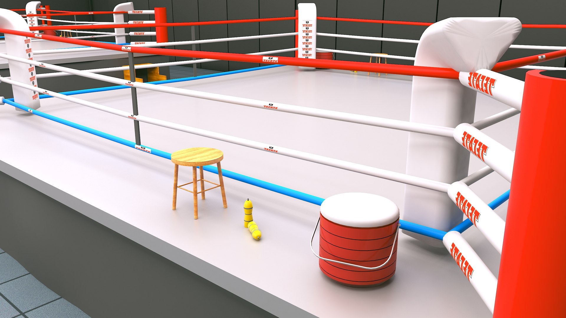 3D boxing gym - TurboSquid 1666745