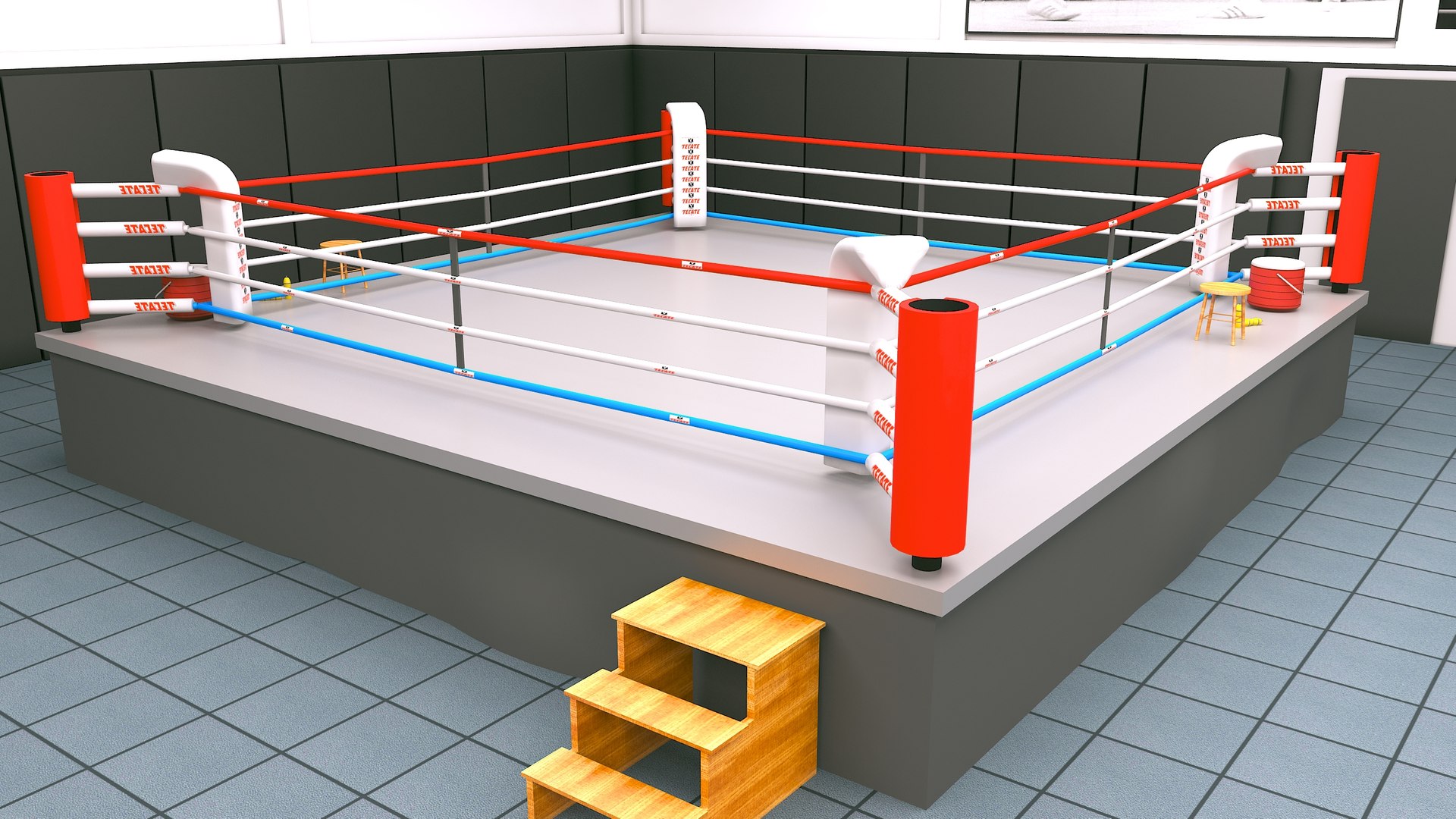 3D boxing gym - TurboSquid 1666745