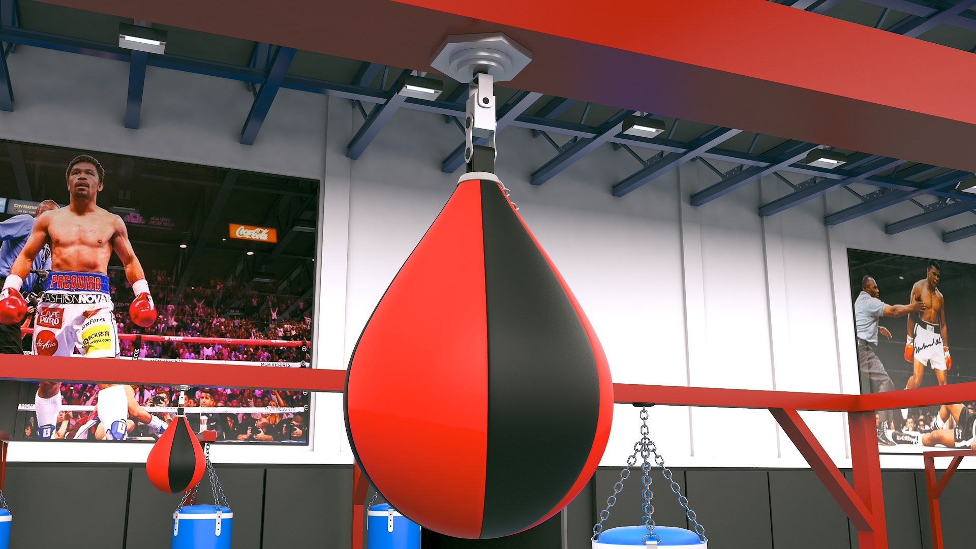 3D boxing gym - TurboSquid 1666745