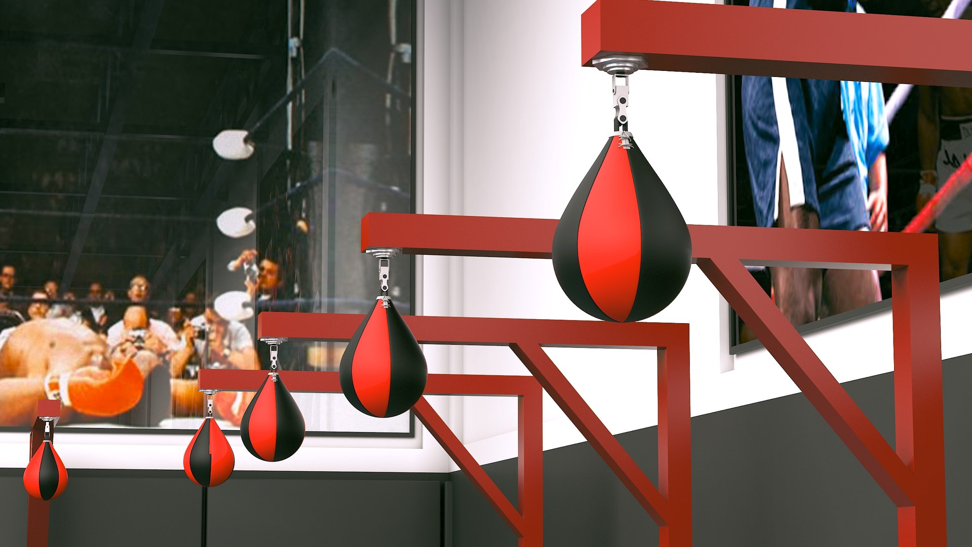 3D boxing gym - TurboSquid 1666745