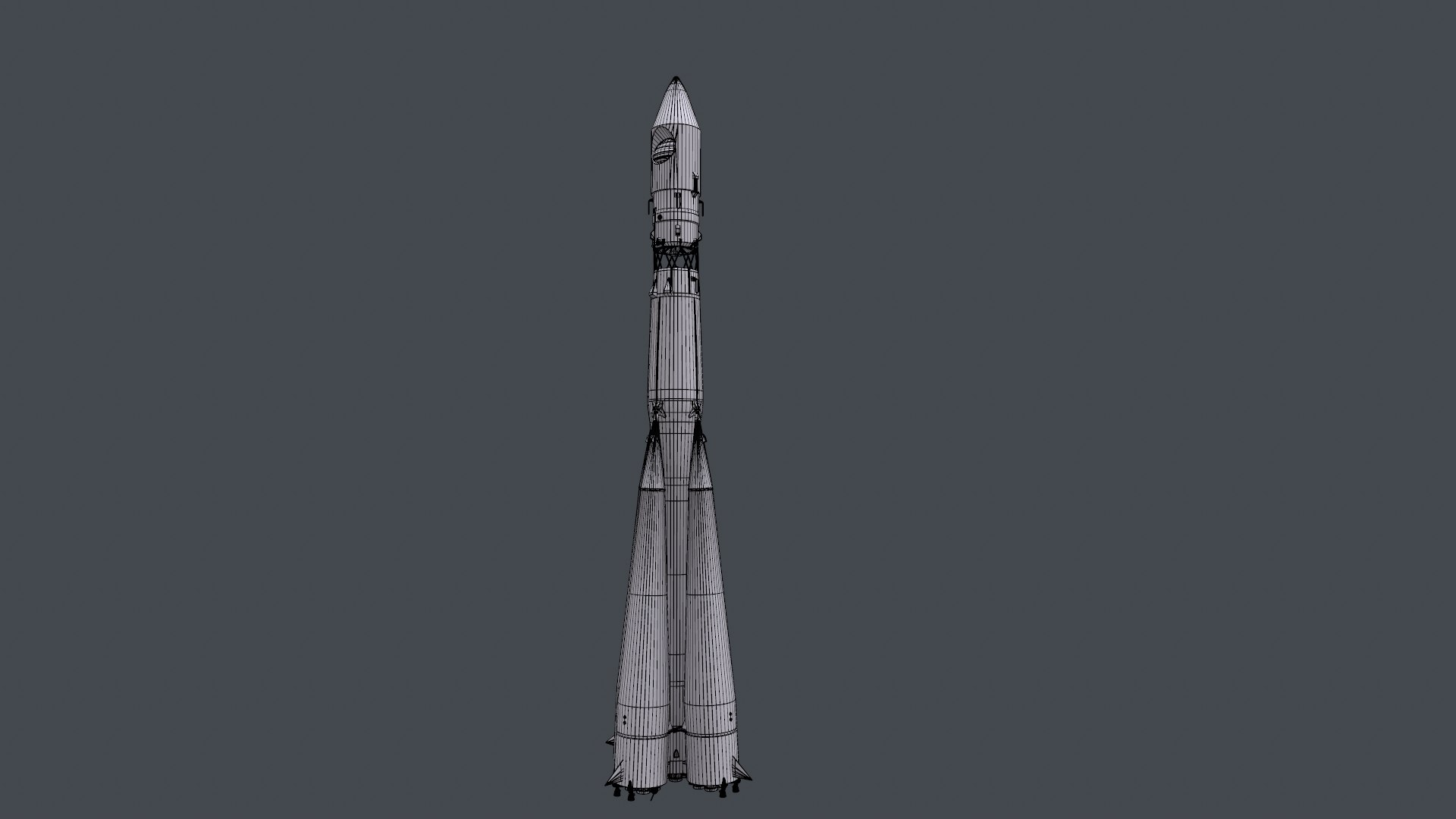 3D Model Vostok 1 Rocket Space - TurboSquid 1462373