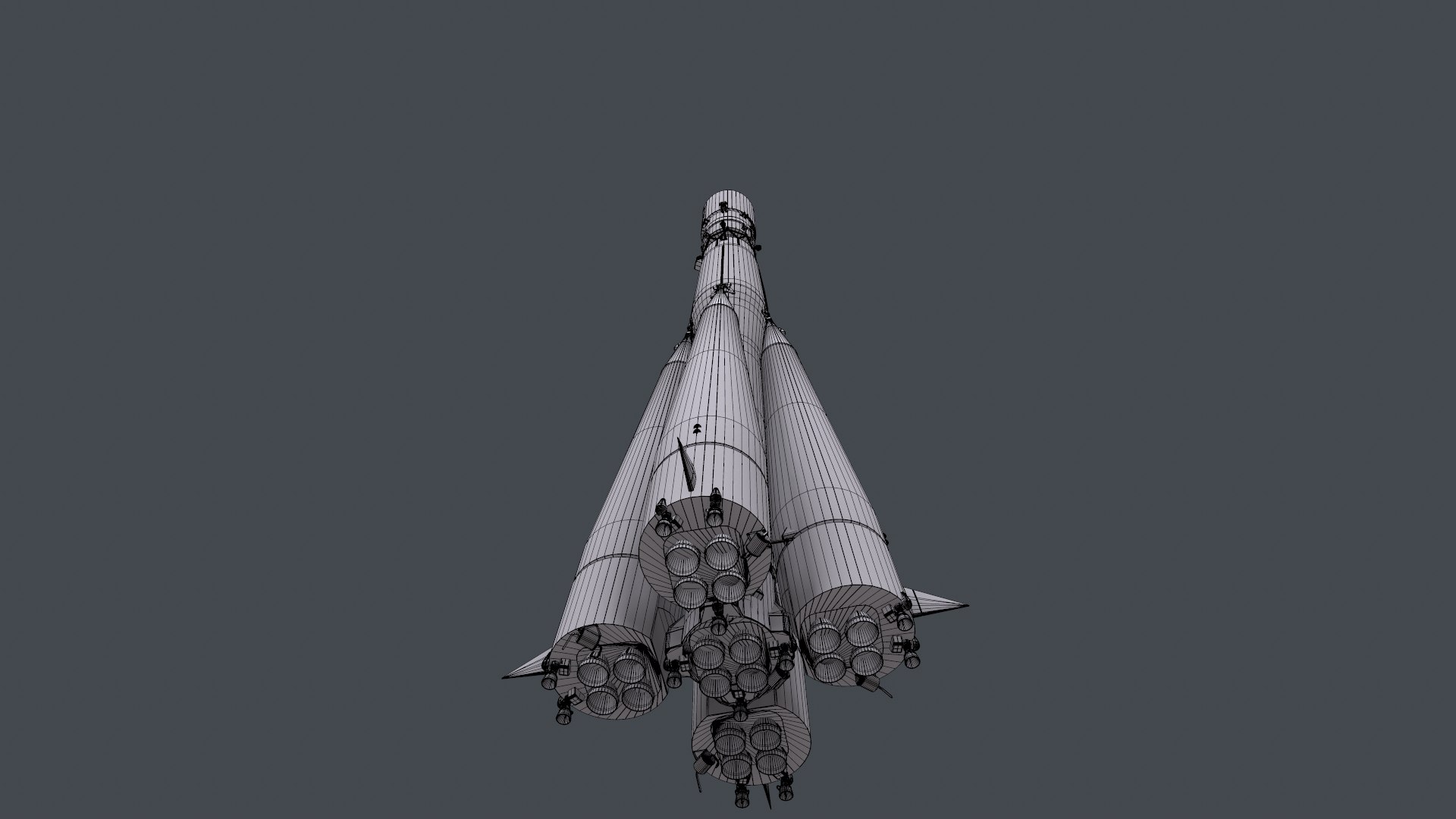 3D Model Vostok 1 Rocket Space - TurboSquid 1462373
