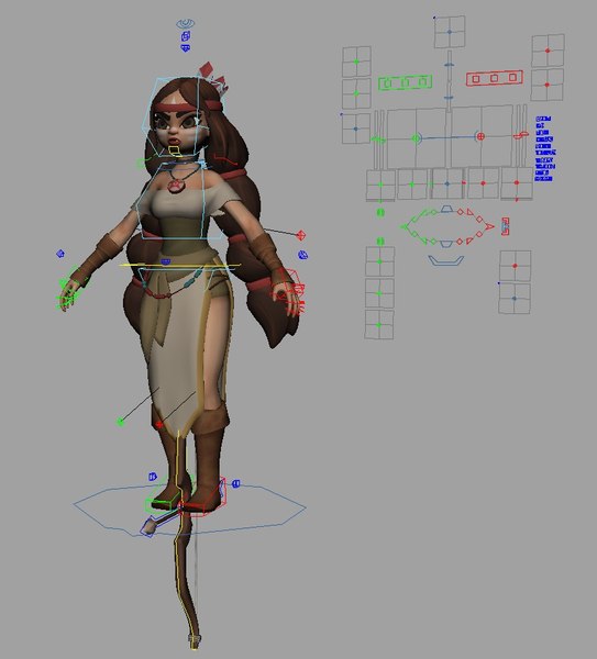 Meli Anim Rig 3D 모델 - TurboSquid 1547141