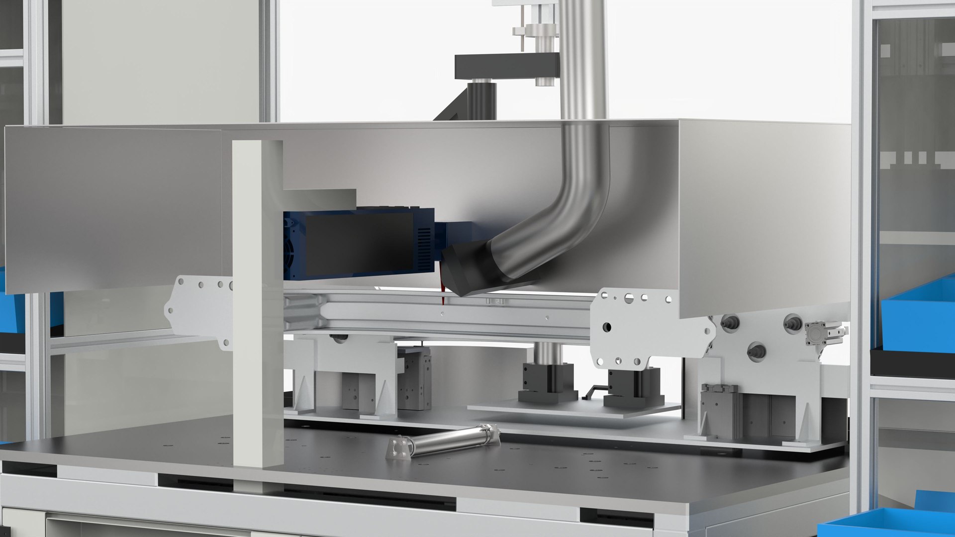 3D Automatic Anti Collision Beam Assembly Machine - TurboSquid 2005262