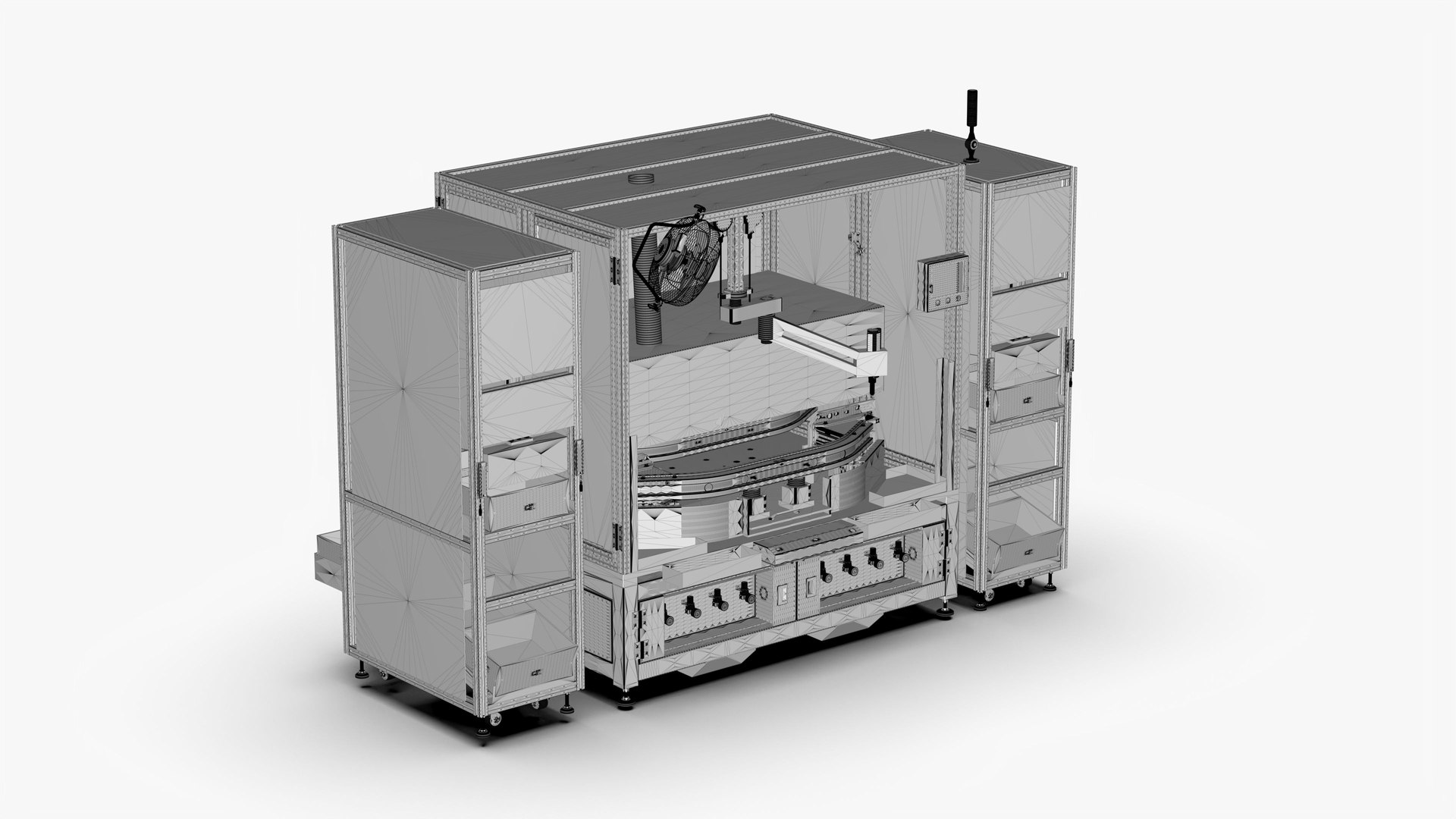 3D Automatic Anti Collision Beam Assembly Machine - TurboSquid 2005262