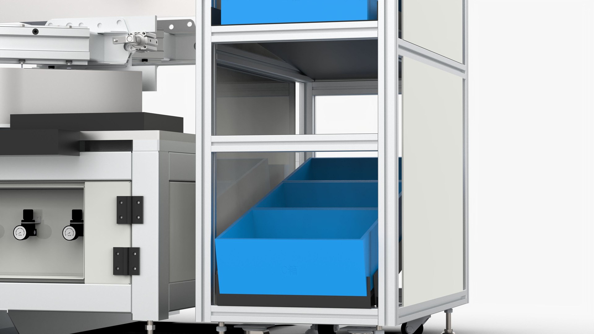 3D Automatic Anti Collision Beam Assembly Machine - TurboSquid 2005262