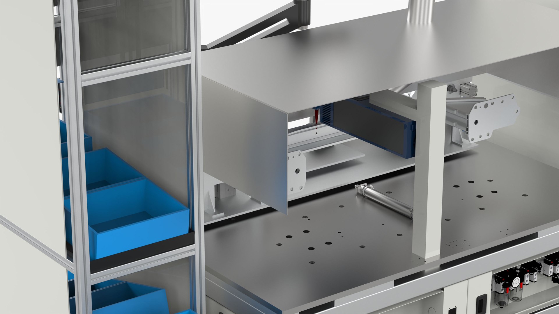 3D Automatic Anti Collision Beam Assembly Machine - TurboSquid 2005262