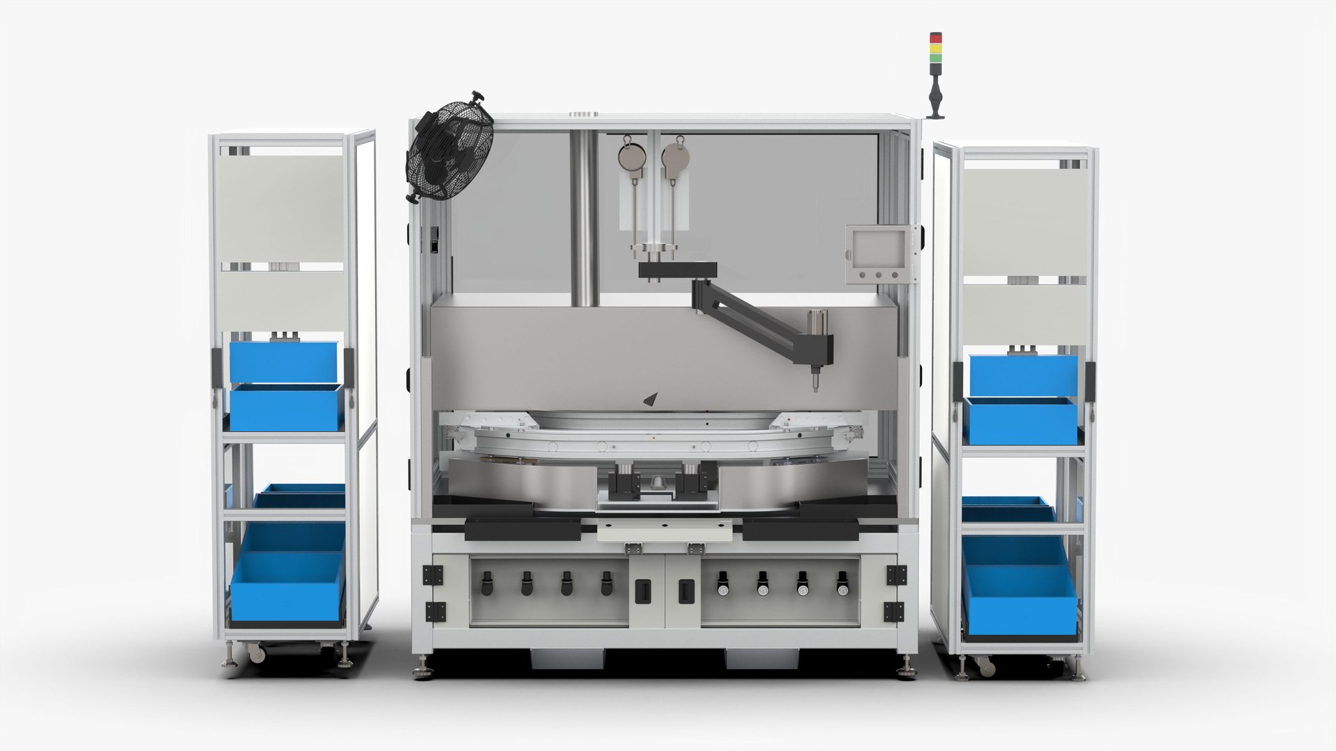 3D Automatic Anti Collision Beam Assembly Machine - TurboSquid 2005262