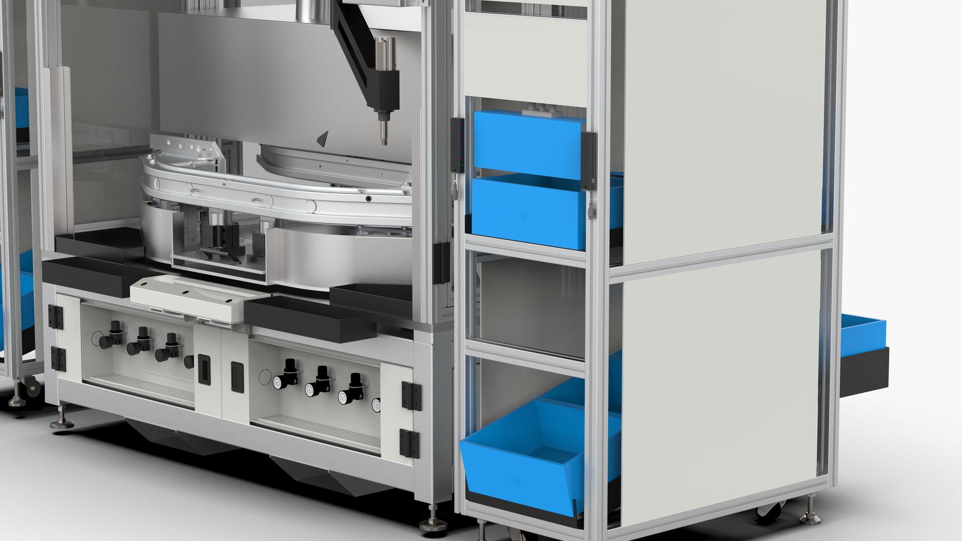 3D Automatic Anti Collision Beam Assembly Machine - TurboSquid 2005262