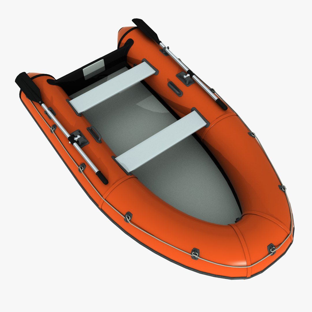 Dinghy Inflatable Boat 3d Model
