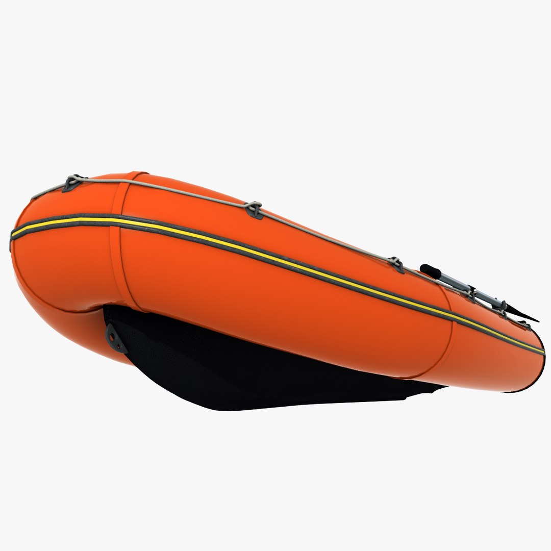 Dinghy Inflatable Boat 3d Model
