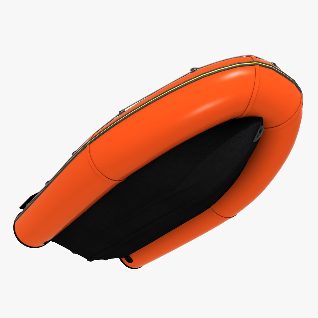 Dinghy Inflatable Boat 3d Model