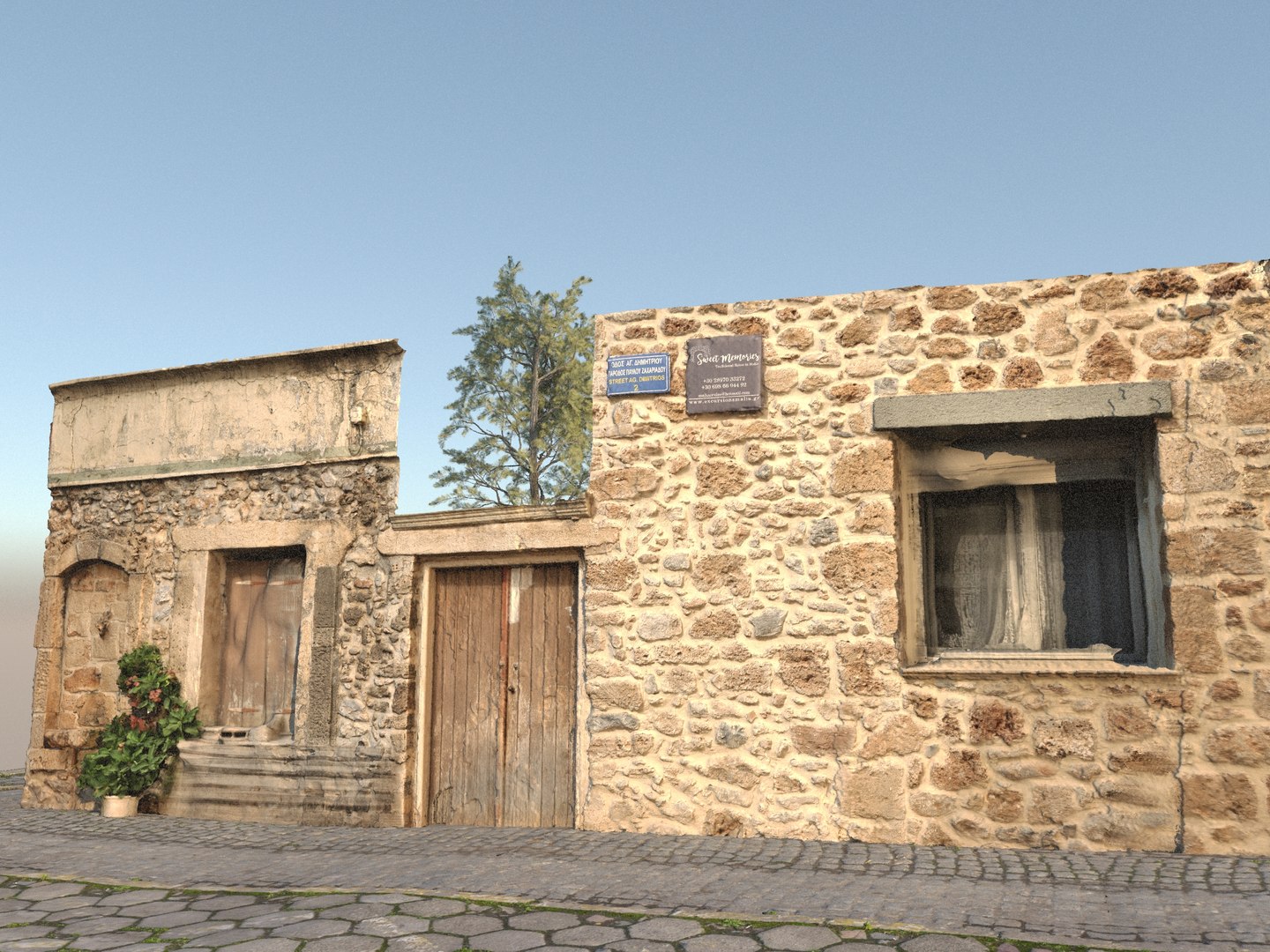 Greece Ancient Building Scene 3D - TurboSquid 1979421