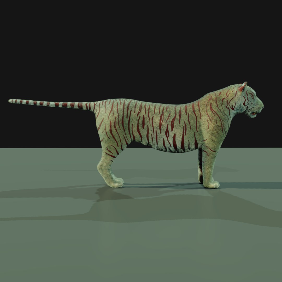 Rig Advanced Tiger Blender 3D - TurboSquid 1598319