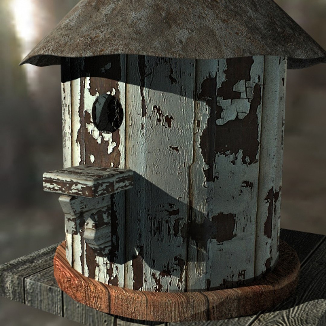3d model birdhouse