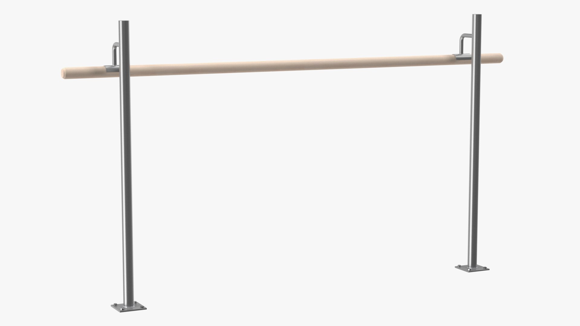 Floor Mounted Ballet Barre Model - TurboSquid 2006842