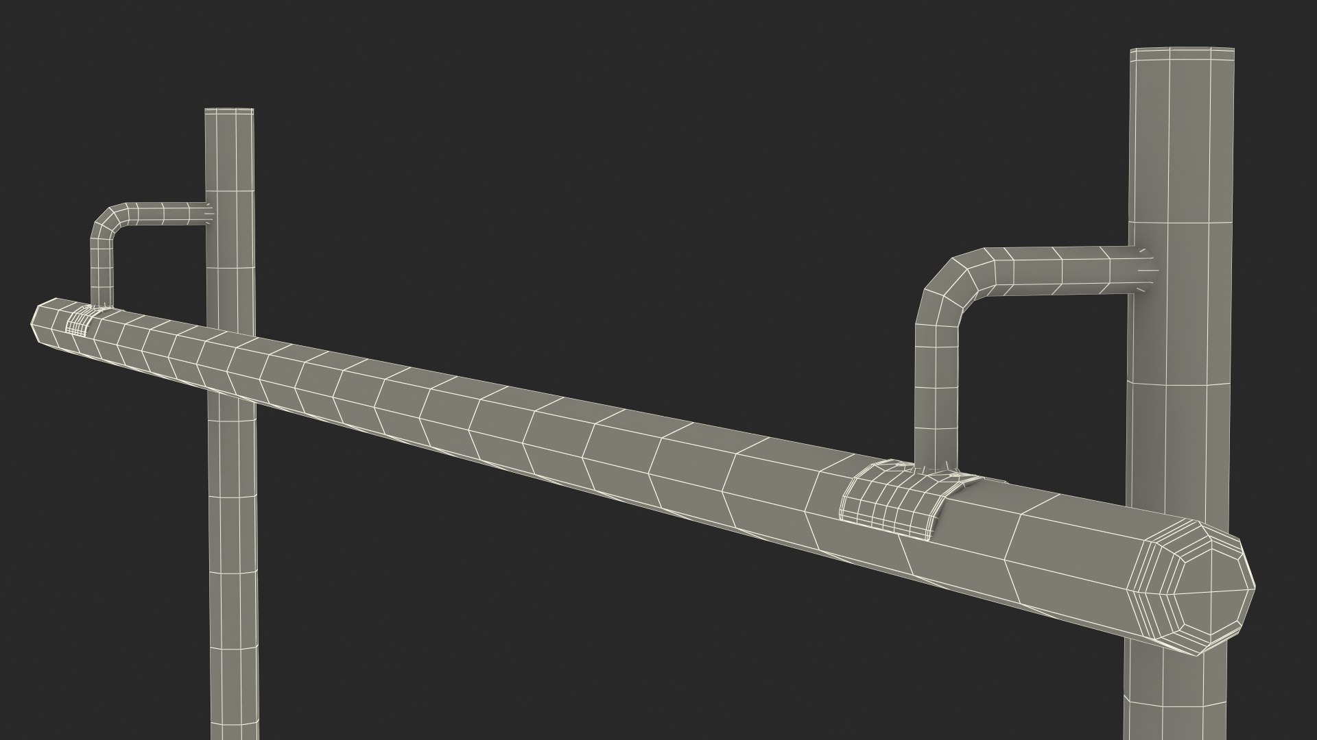 Floor Mounted Ballet Barre Model - TurboSquid 2006842