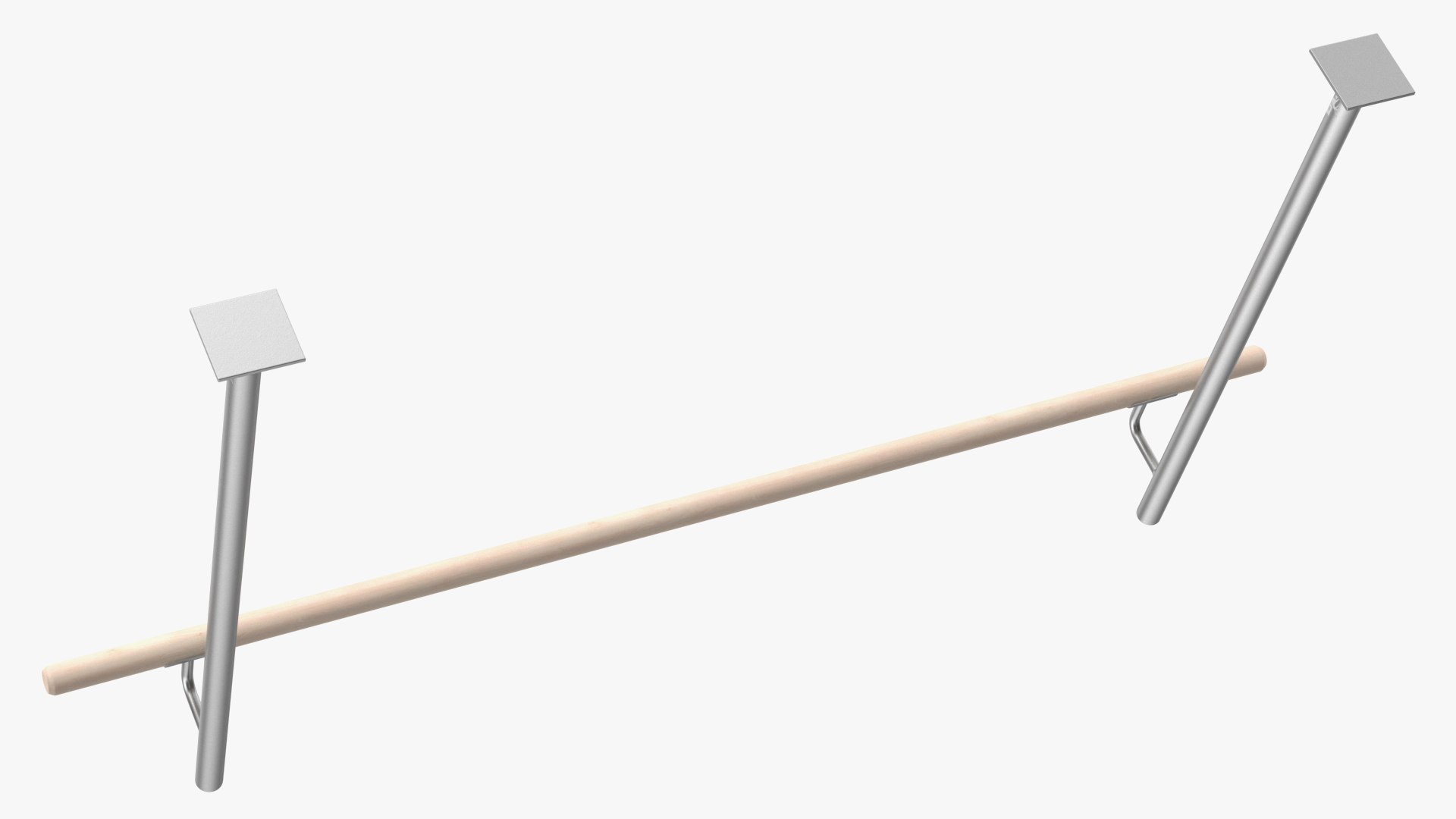 Floor Mounted Ballet Barre Model - TurboSquid 2006842