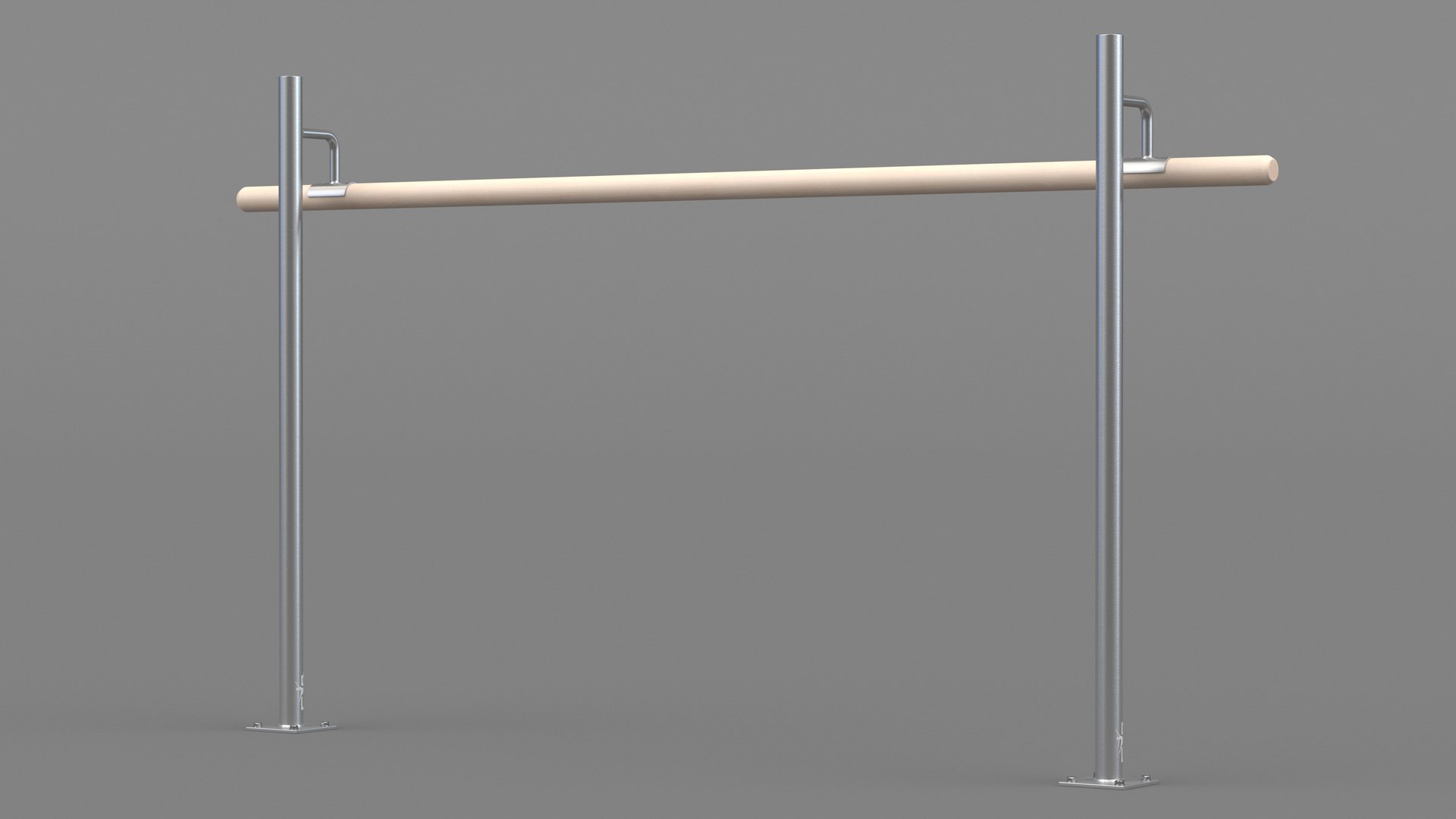 Floor Mounted Ballet Barre Model - TurboSquid 2006842