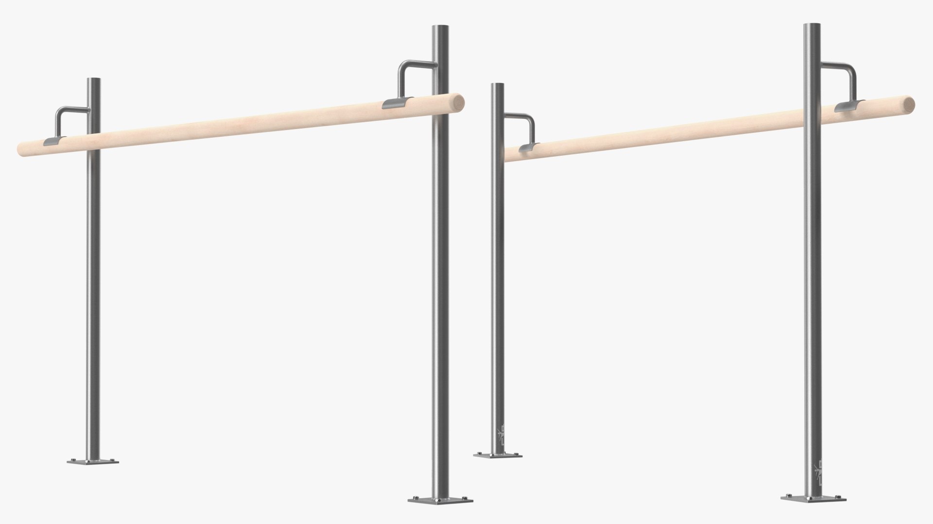 Floor Mounted Ballet Barre Model - TurboSquid 2006842