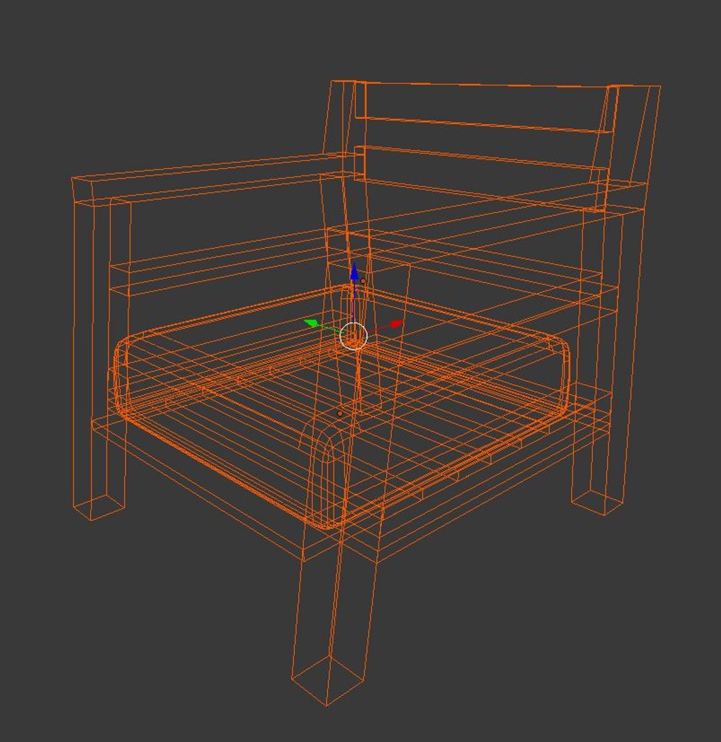 3D Chair Blender - TurboSquid 1381017