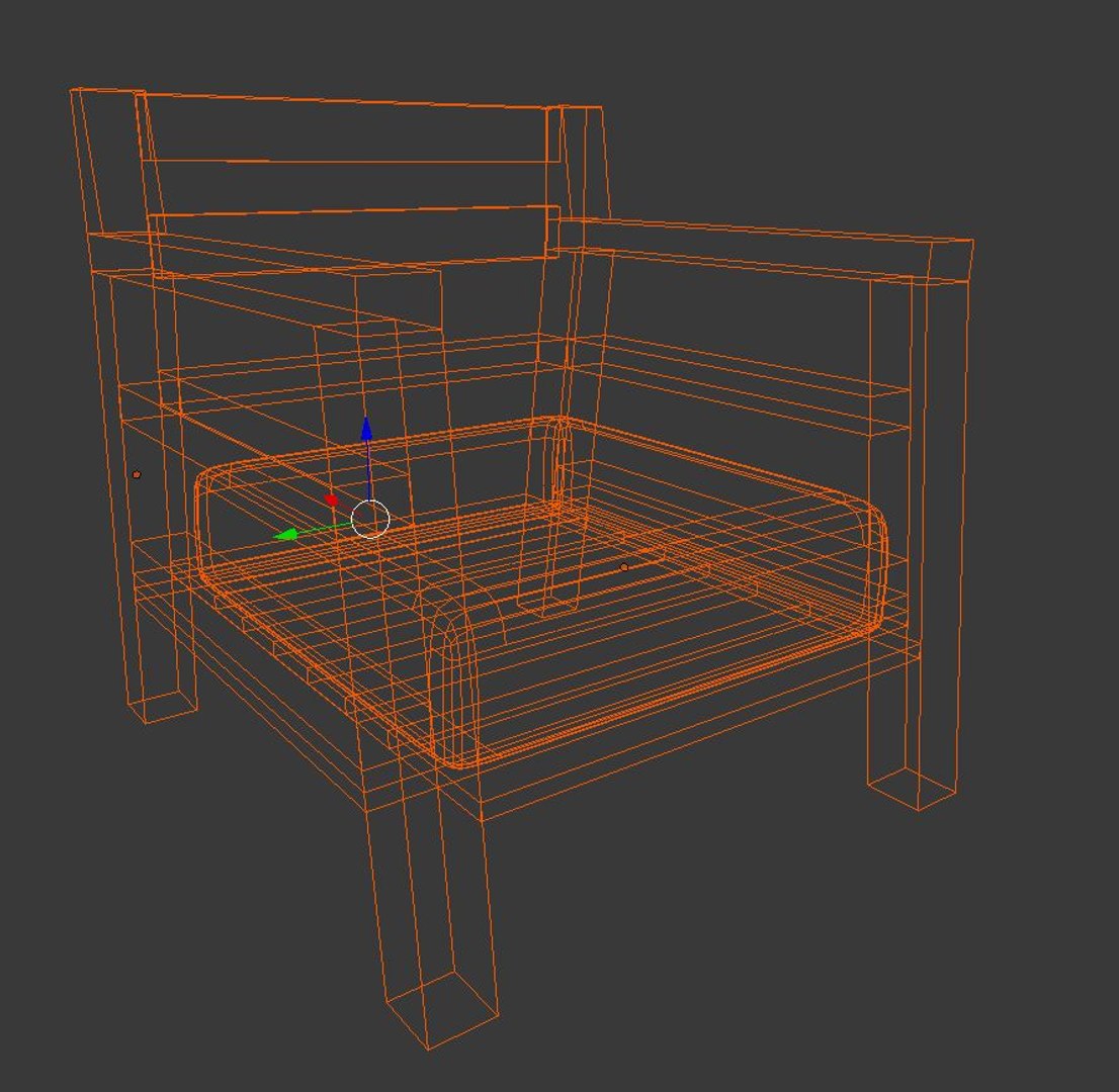 3D Chair Blender - TurboSquid 1381017