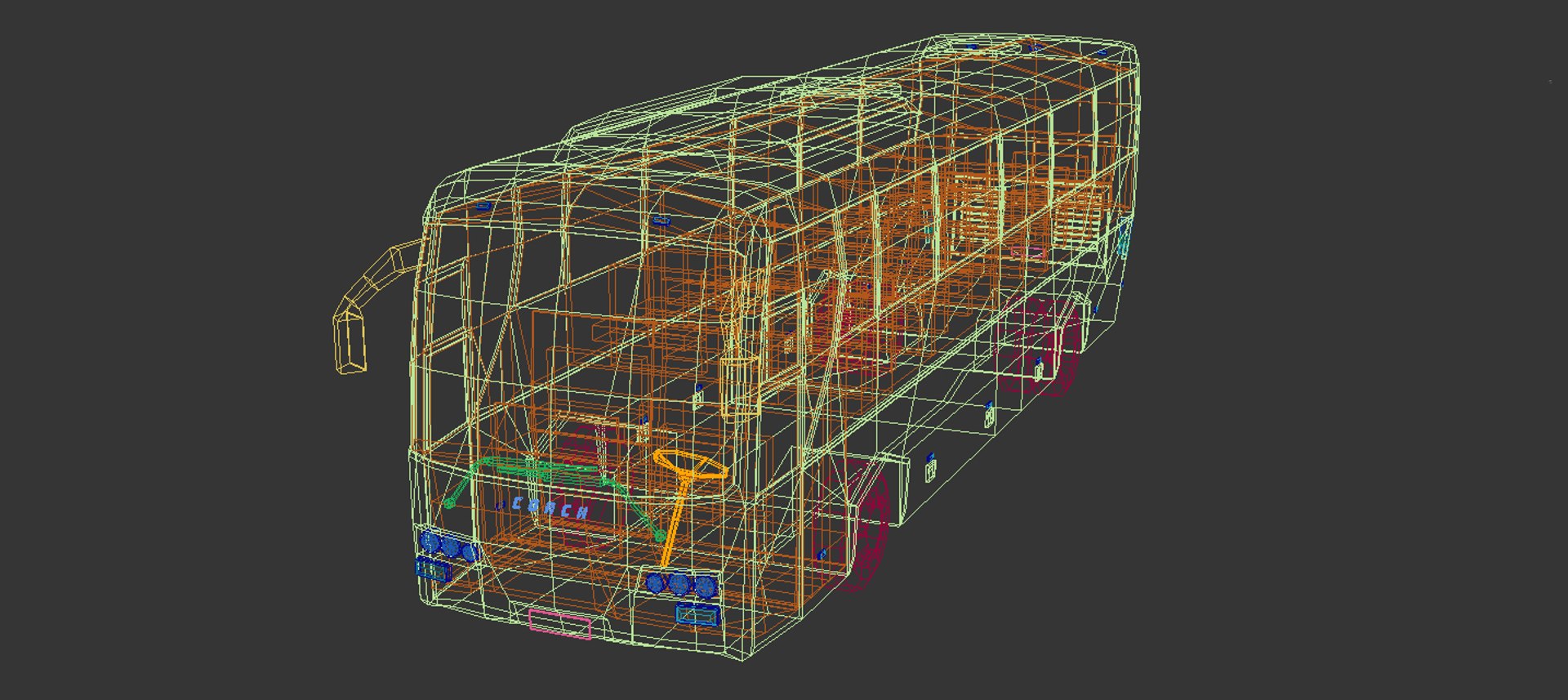 Coach Bus 3D Model - TurboSquid 1411652