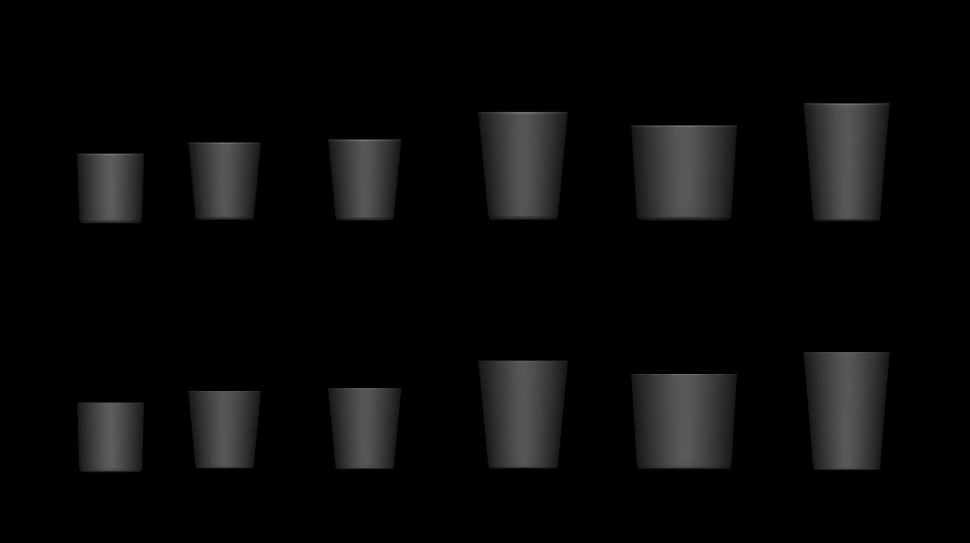 Cups Pack model - TurboSquid 1804517