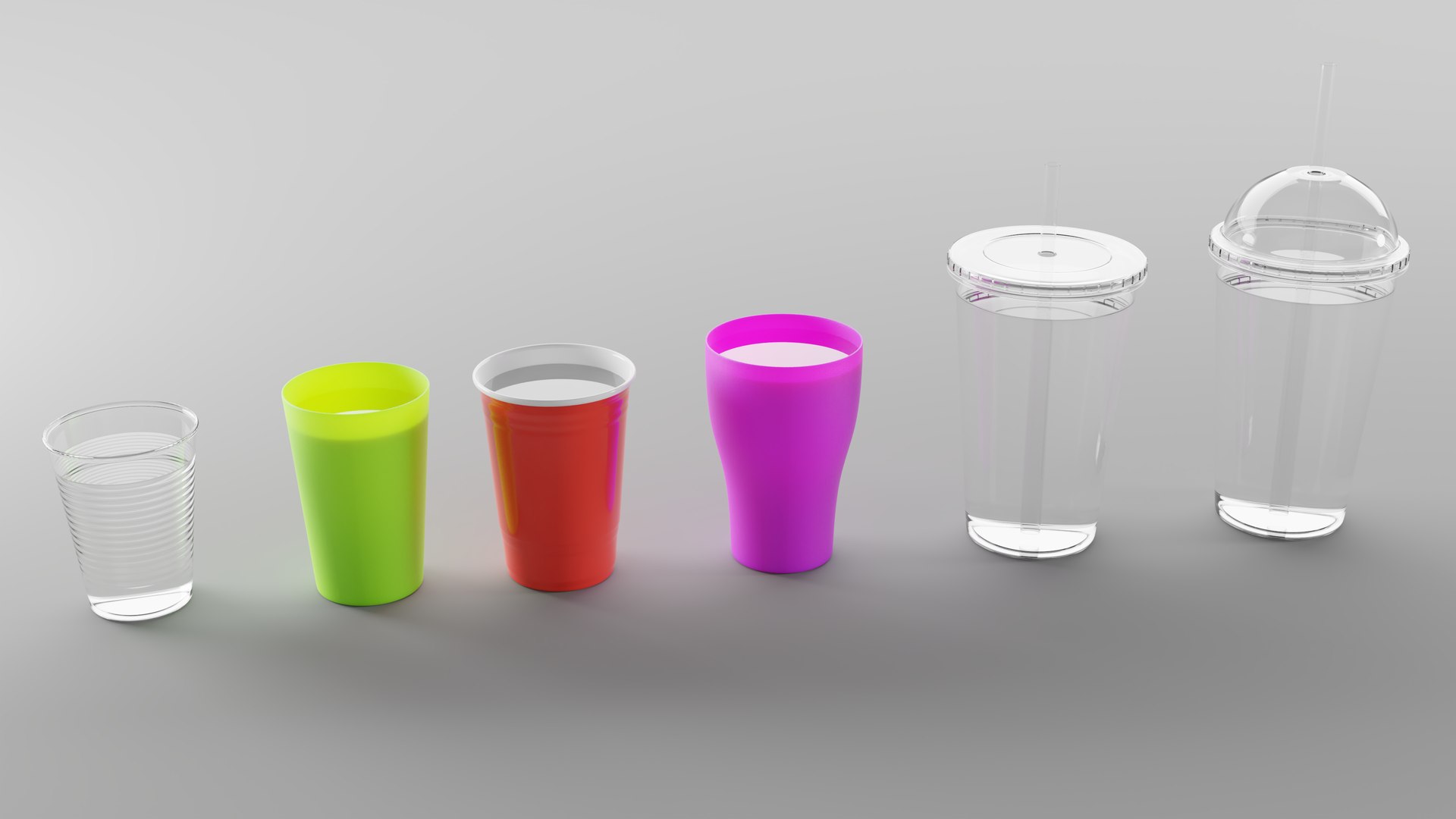 Cups Pack model - TurboSquid 1804517