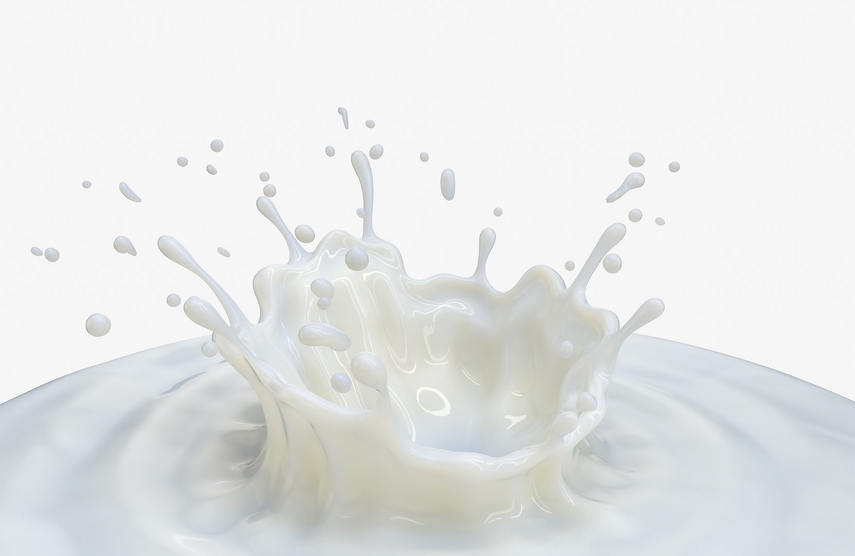 3D Milk Crown Splash - TurboSquid 1688254