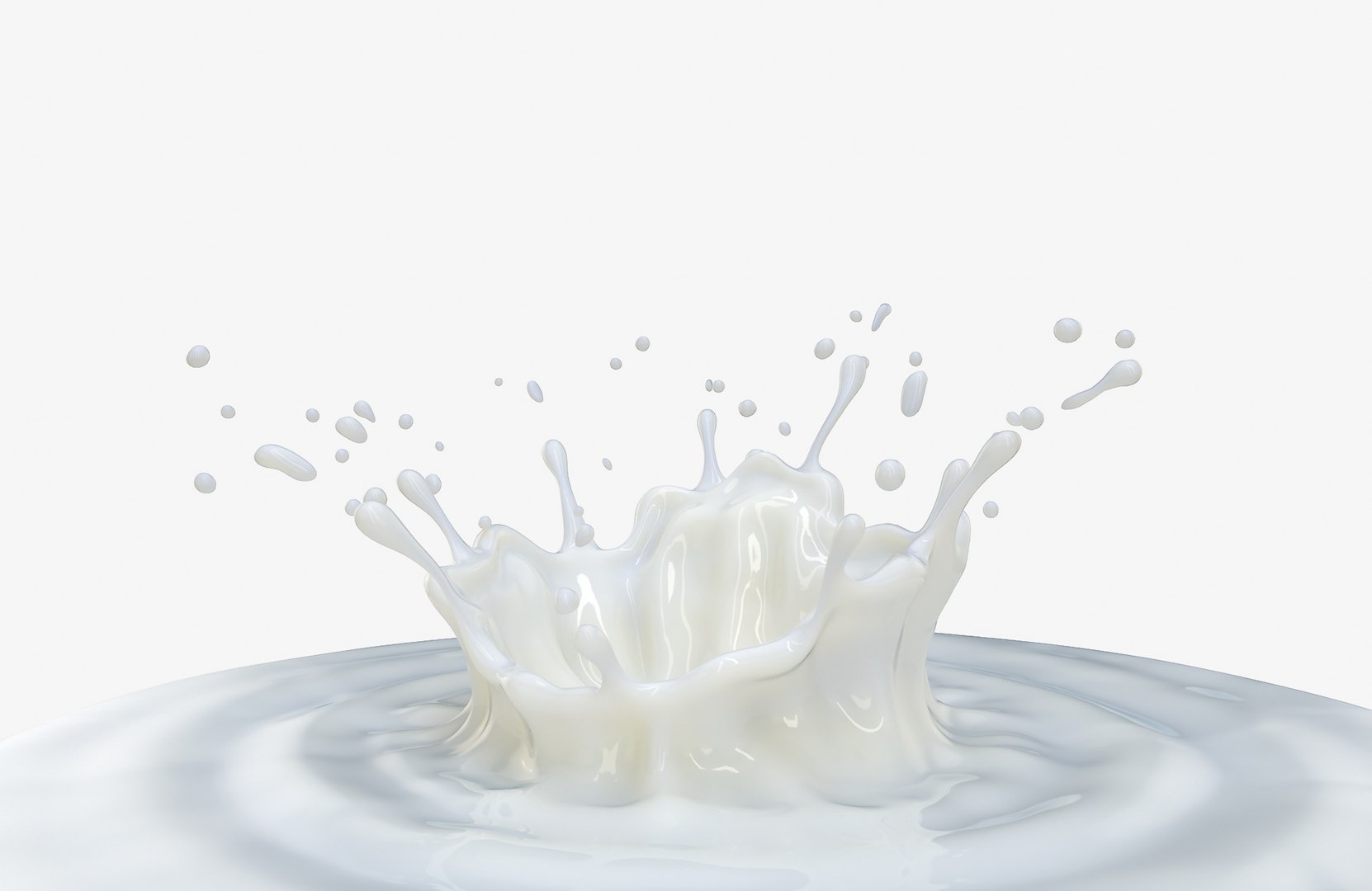3D Milk Crown Splash - TurboSquid 1688254