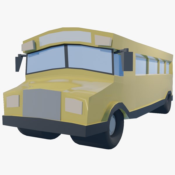 Free Blender Bus Models | TurboSquid