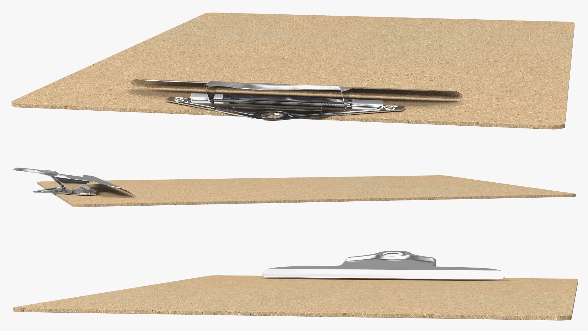 3D Recycled Wood Clipboard Model - TurboSquid 2130577