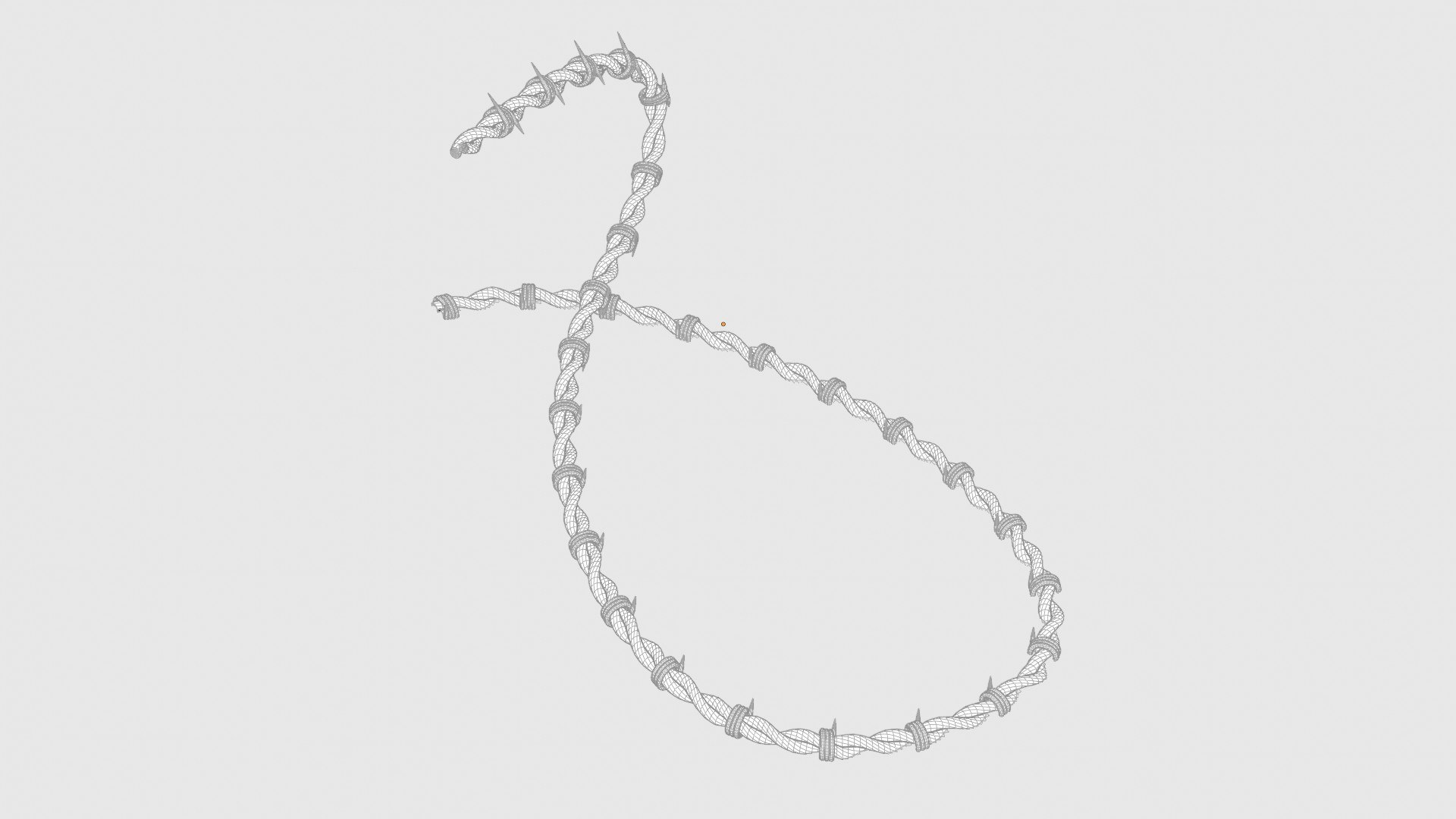 3D Model Barbed Wire - TurboSquid 2390315