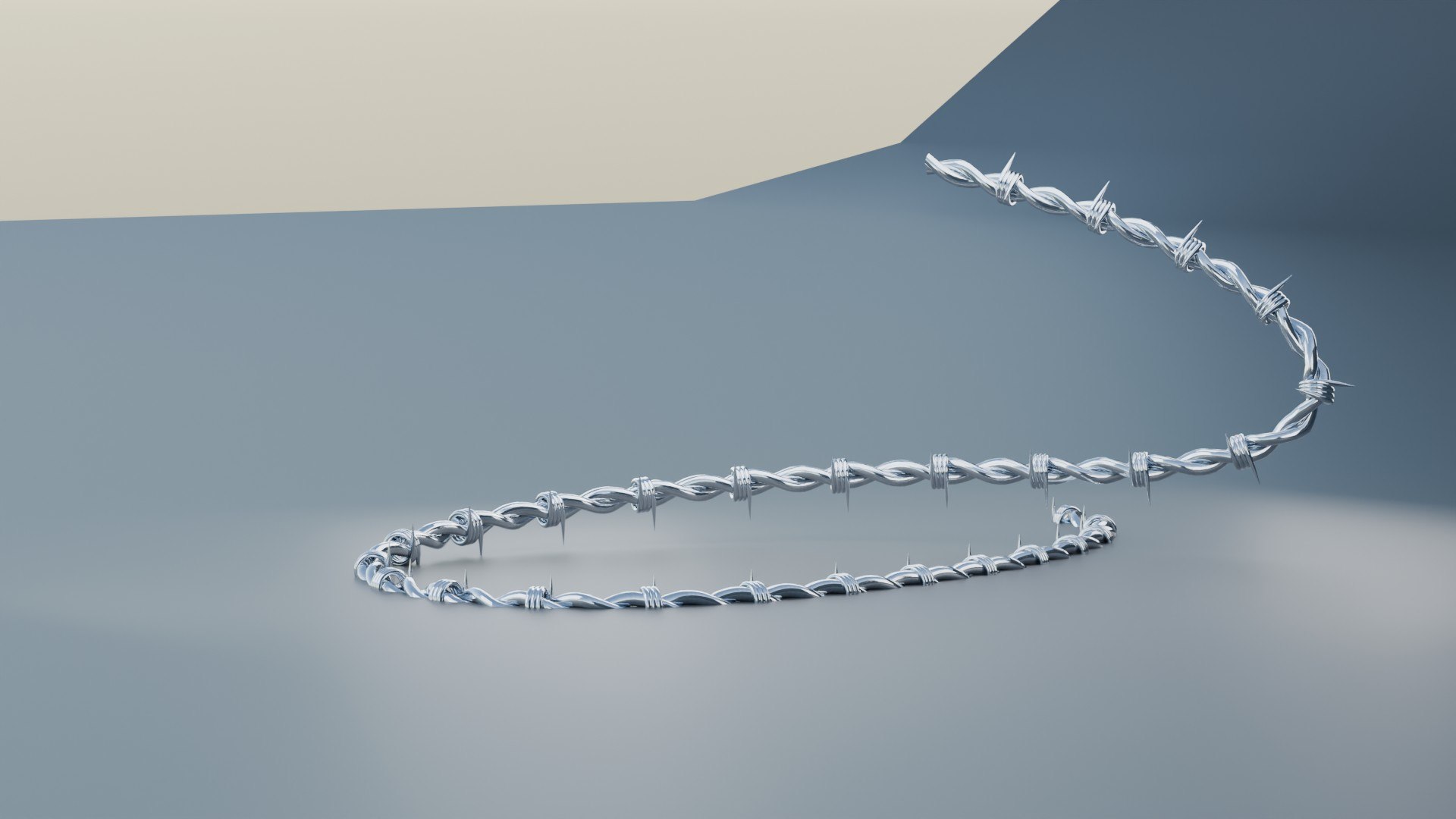 3D Model Barbed Wire - TurboSquid 2390315