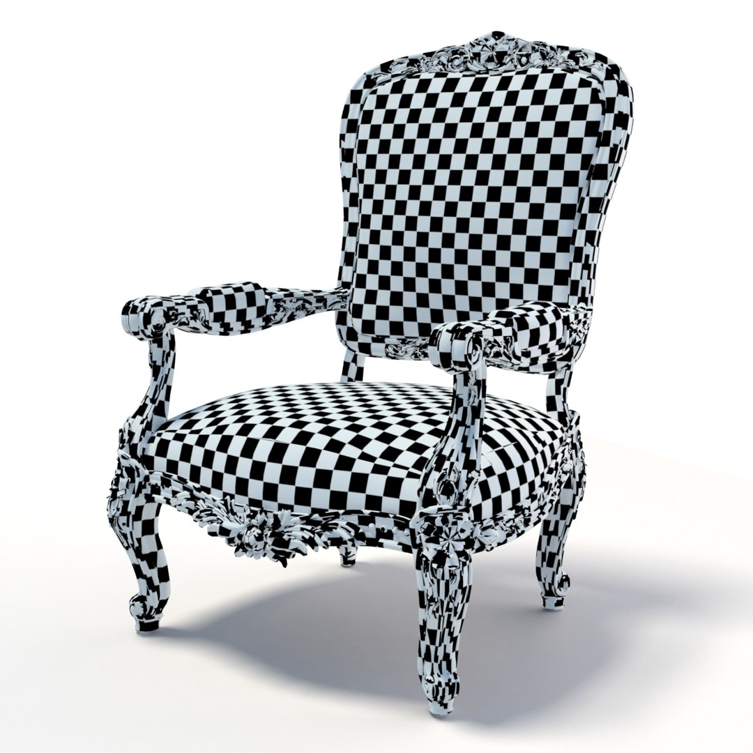 Antique Baroque Classic Chair 3D Model - TurboSquid 1339031