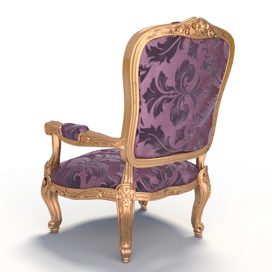 Antique Baroque Classic Chair 3D Model - TurboSquid 1339031