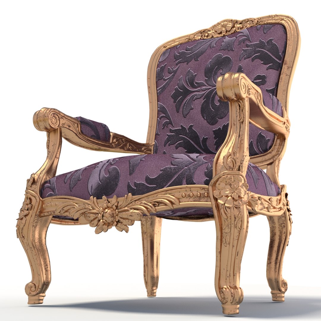 Antique Baroque Classic Chair 3D Model - TurboSquid 1339031