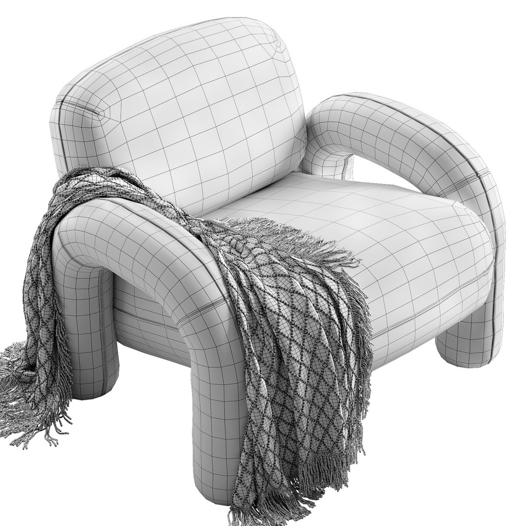 Armchair Bubo 3D Model - TurboSquid 2272989