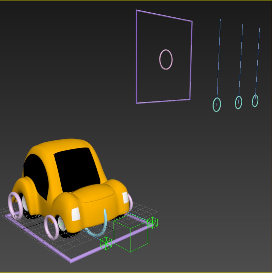 Dynamic toon car rig 3D model - TurboSquid 1195988