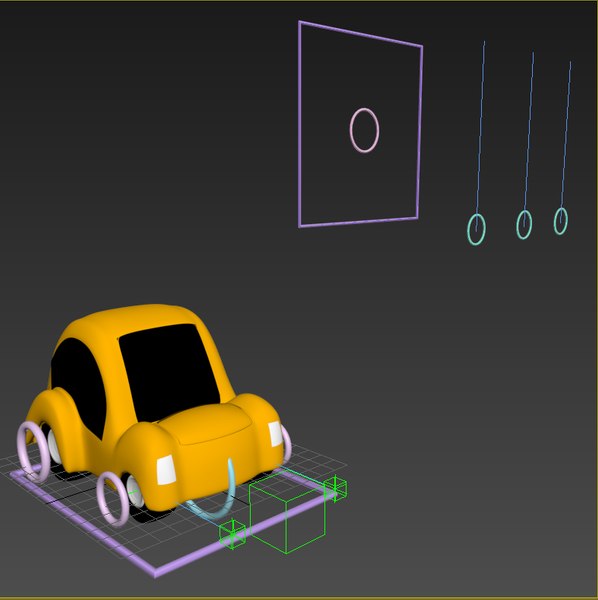 Dynamic toon car rig 3D model - TurboSquid 1195988