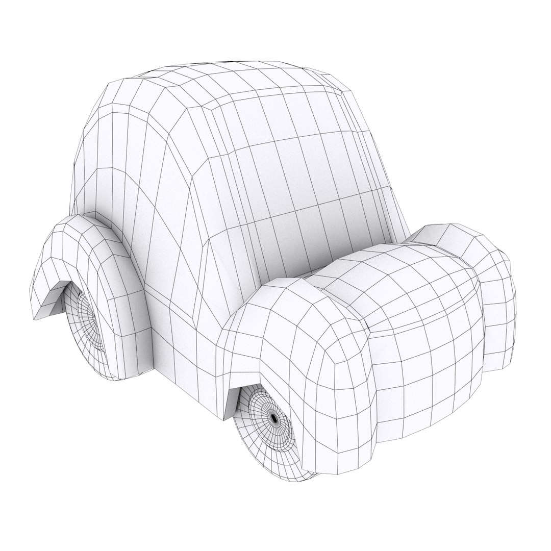 Dynamic toon car rig 3D model - TurboSquid 1195988