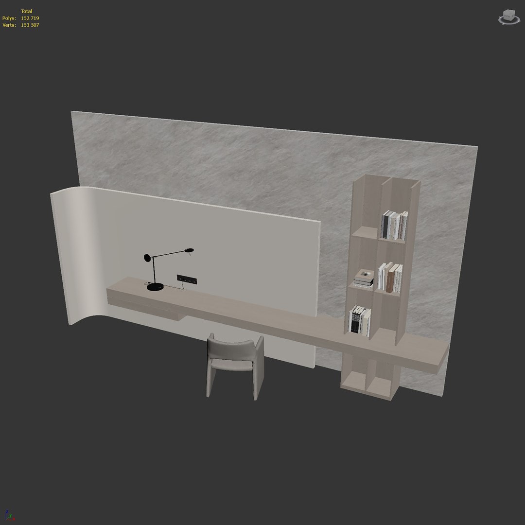 3D model Workplace set 06 - TurboSquid 2143424