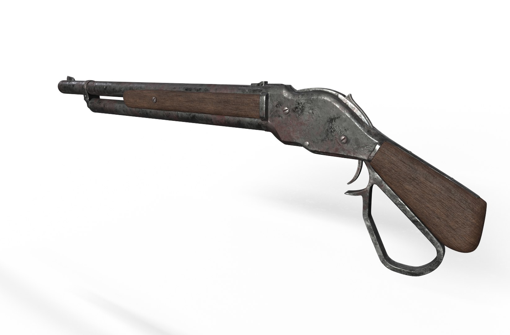 3D Model Winchester 1887 Modeled - TurboSquid 1602557