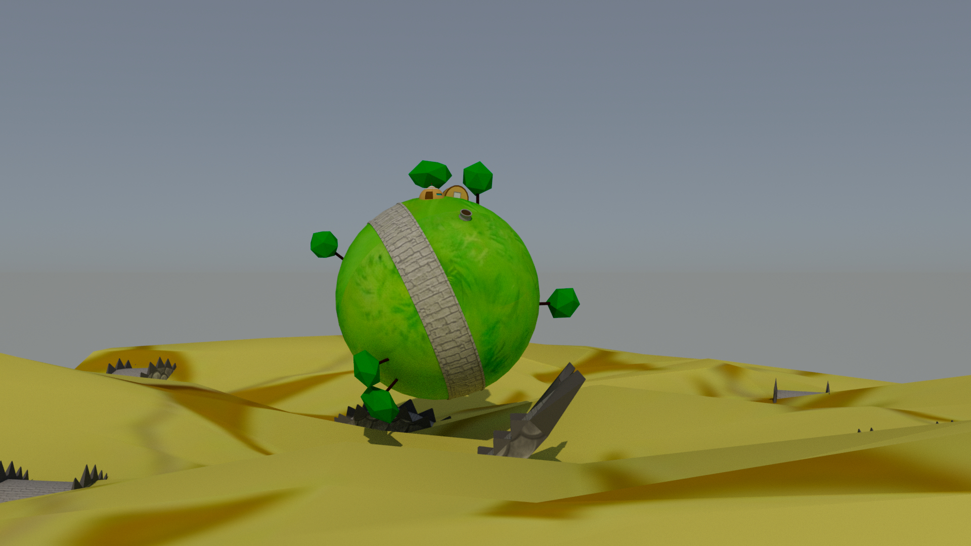 Planet Mr Kaio 3D Model - TurboSquid 1991408