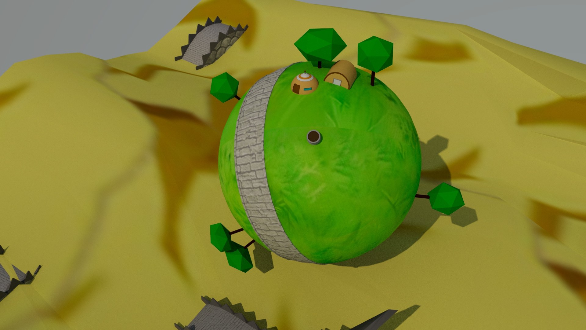 Planet Mr Kaio 3D Model - TurboSquid 1991408