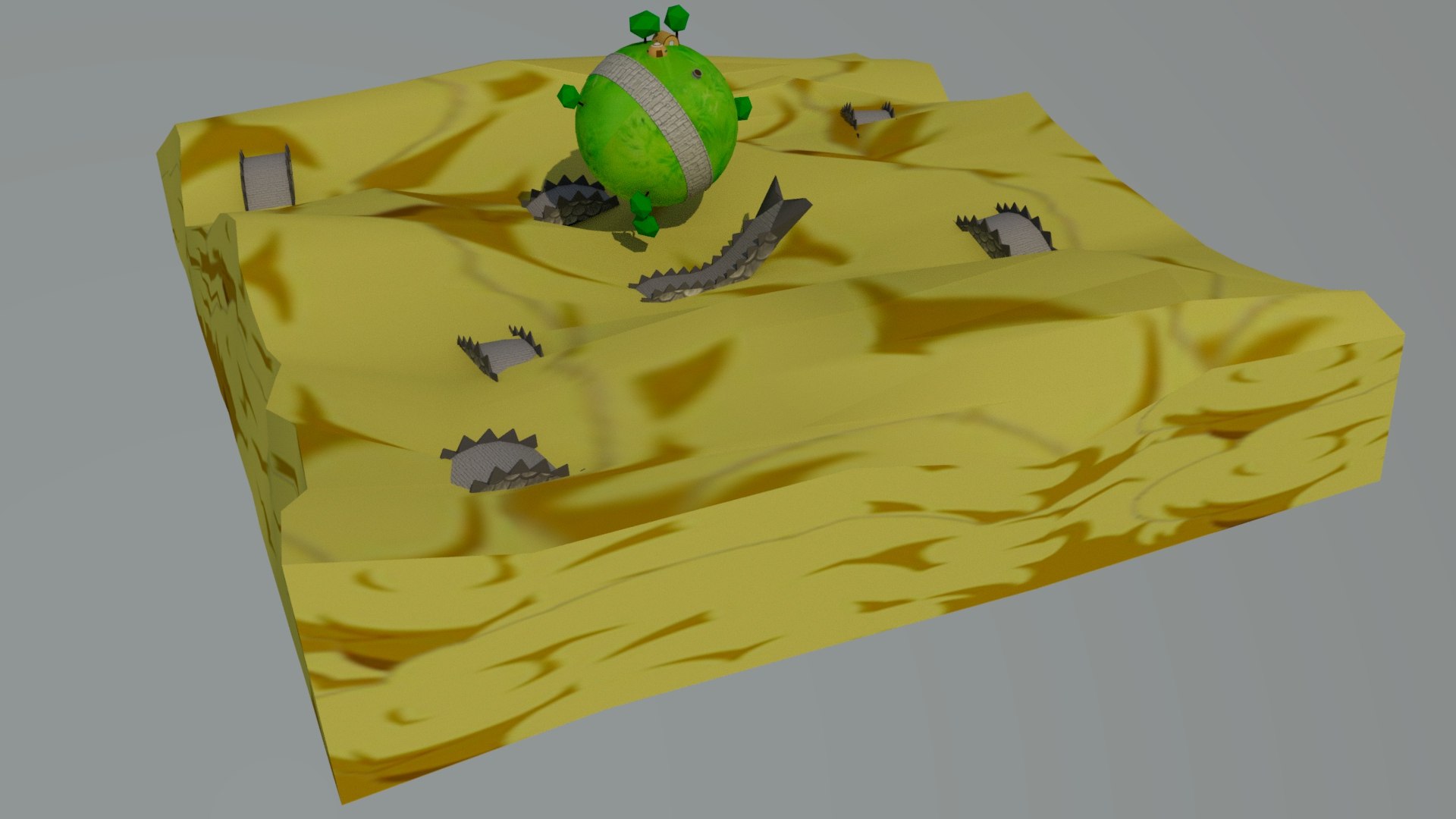 Planet Mr Kaio 3D Model - TurboSquid 1991408